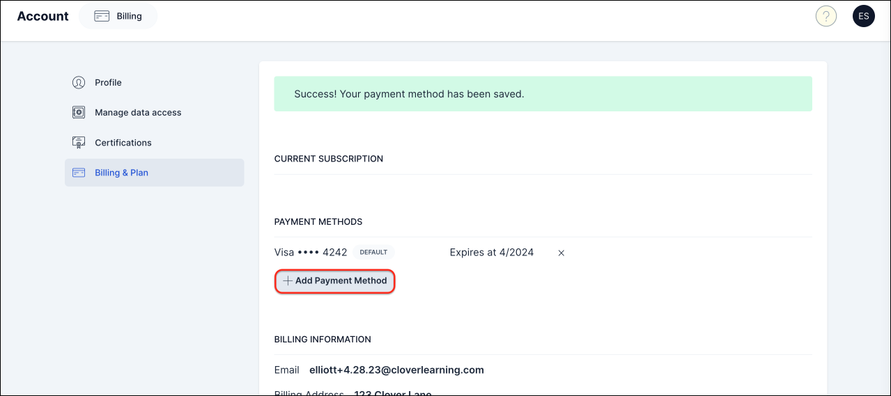 How to Update Billing Information (Credit Card & Billing Email Address ...